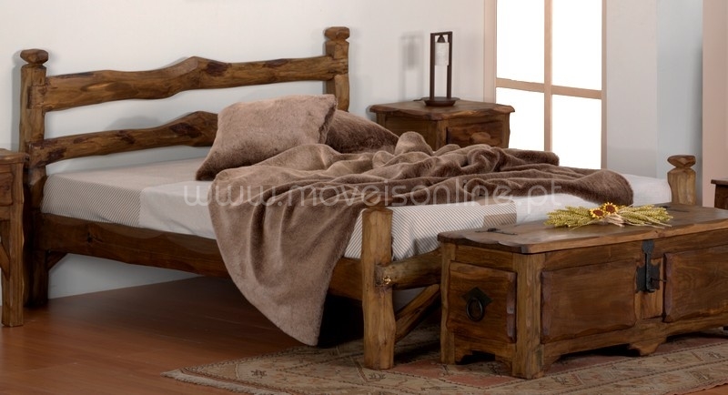 Cama Rustica ao melhor preço só em Moveis Online